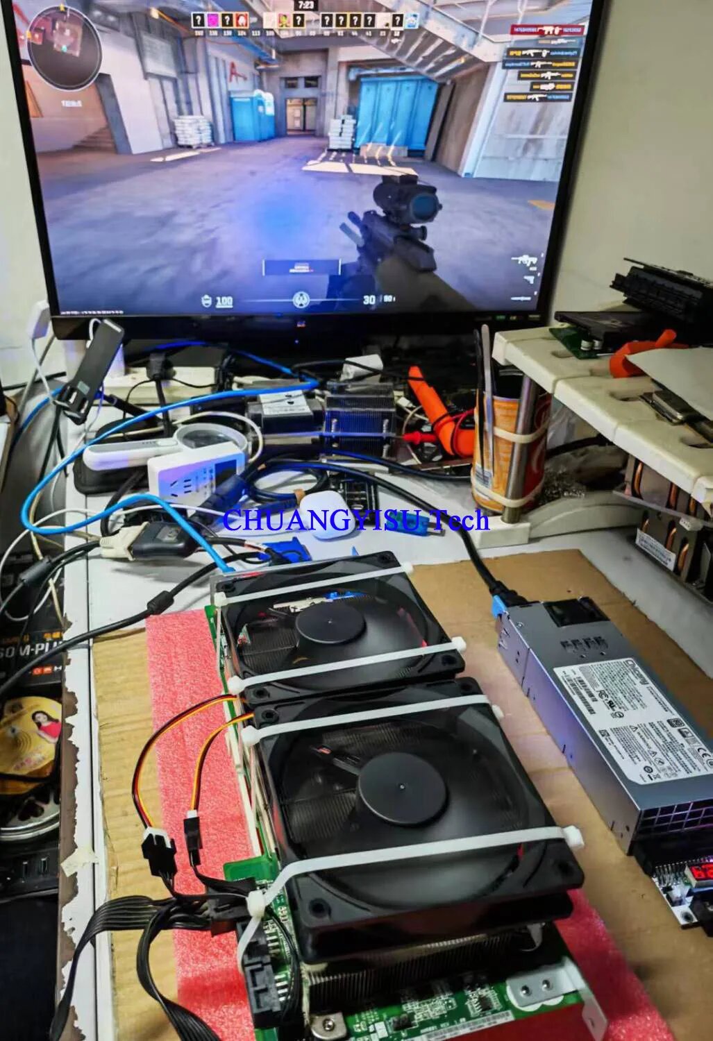 Промышленный компьютер CHUANGYISU с APU AMD BC-250 16 ГБ DDR6 AMD BC-250 Card