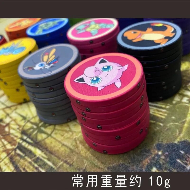 MINISO Pokemon керамические покерные фишки B - 43mm, Random - 50pcs
