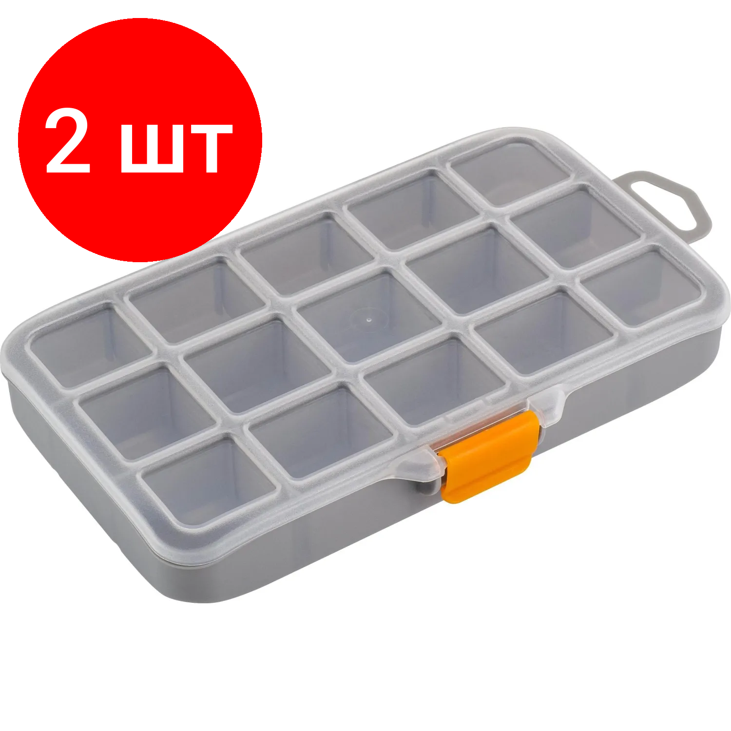 Комплект 2 штук, Органайзер для мелочей Blocker Expert 8 серо-свинц. BR383110026