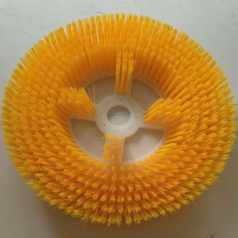 Электрическая специальная круглая щетка для очистки фотоэлектрических панелей, большая щетка для очистки напольной плитки и рекламных щитов, полностью автоматическая головка щетки