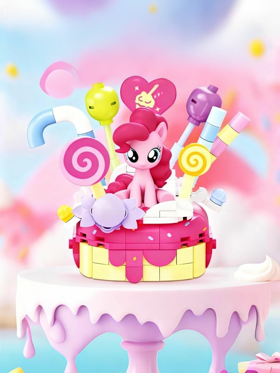 My Little Pony Игрушки Слепая Коробка/Kонструктор для девочки(Take a Big Bite of Sweetness Series)