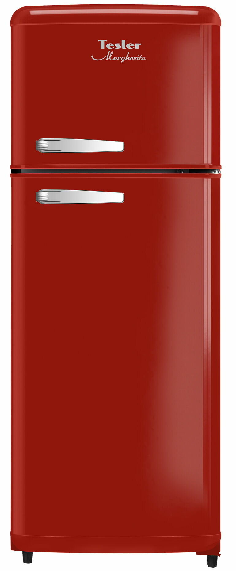 Холодильник TESLER RT-218 REDBERRY ретро красная ягода, 145.7х55 см, верхняя мк