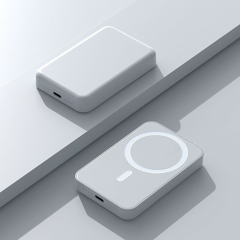 Беспроводной мини-магнитный Power Bank MagSafe 3c, быстрая зарядка, компактный портативный подарок с индивидуальным логотипом, мобильный источник питания
