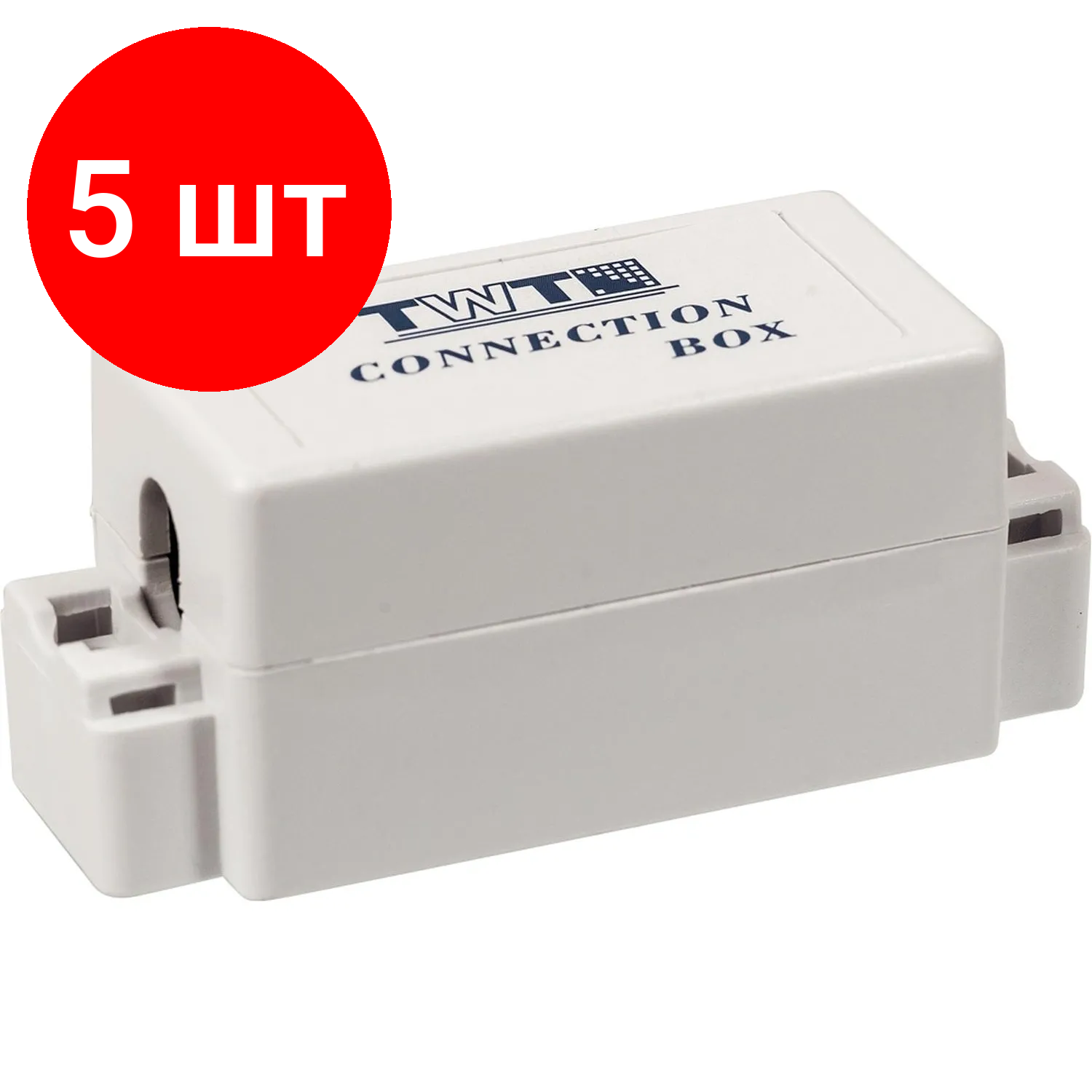 Комплект 5 штук, Адаптер проходной TWT TWT-CN110UTP6