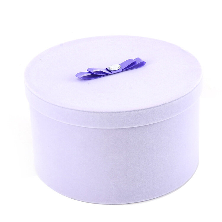 В наличии 20,5*11 см круглая подарочная коробка, коробка для подарков, коробка для подарков на День Богини, бархатная подарочная коробка, коробка для свадебных конфет