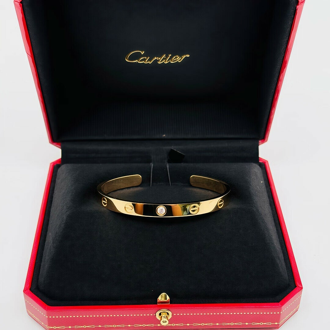 [Подержанные 99 новых] Парные браслеты Cartier для мужчин и женщин, серия Love, розовое золото 18 карат, золотые браслеты, классические мужские и женские украшения, украшения для обручальных колец,