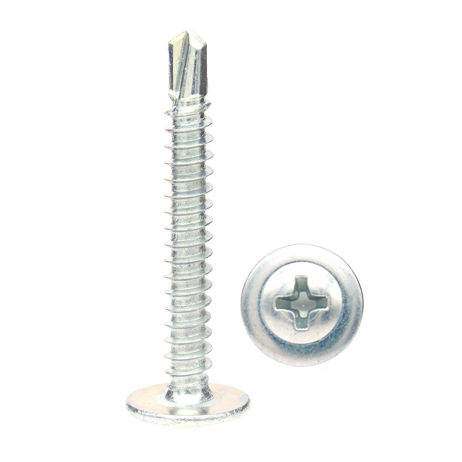 Саморез с прессшайбой BOWT сверло, 4,2x32, 500 шт. P02370