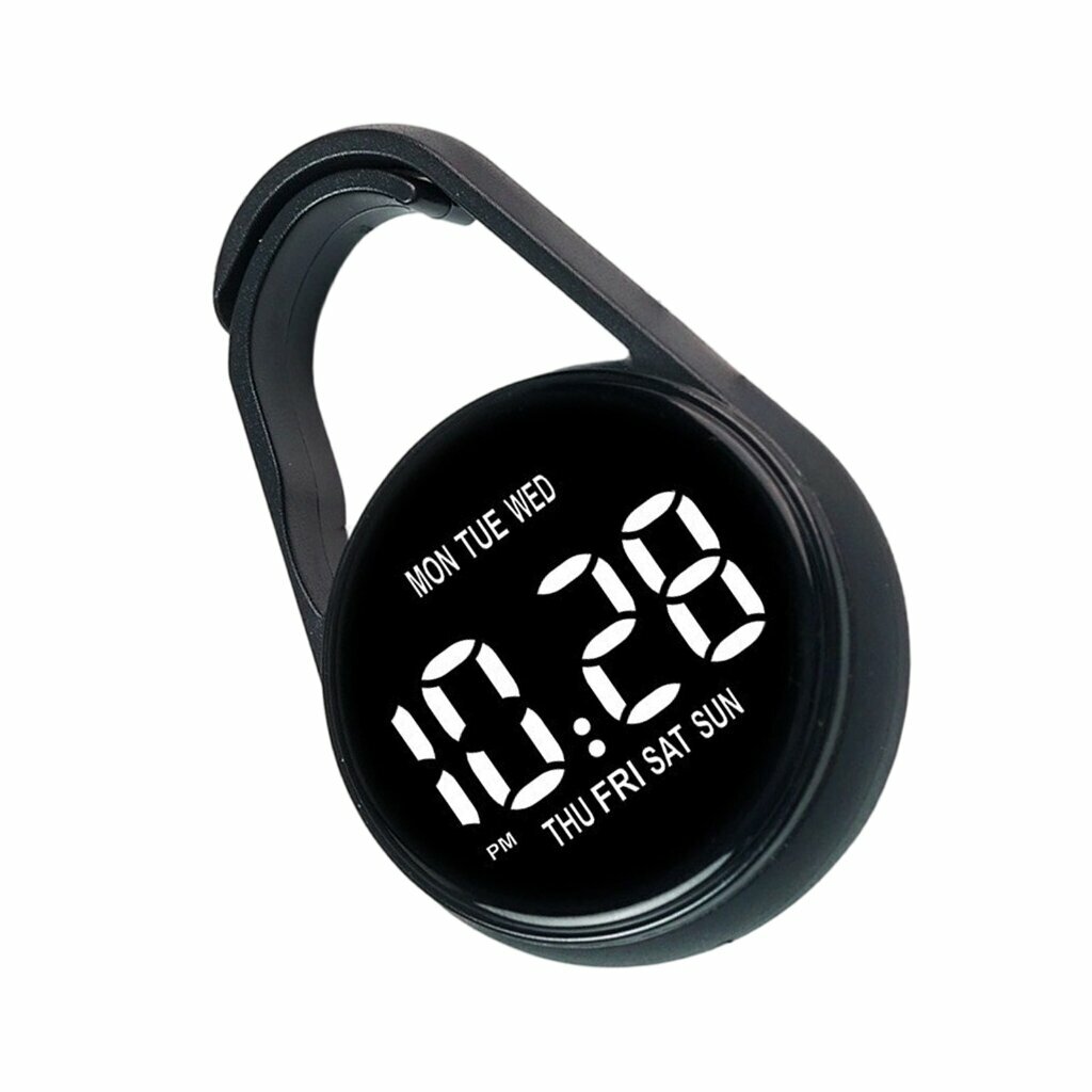 Карманные часы-Брелок Цифровые Часы Со Светодиодным дисплеем и Сенсорной Функциональностью