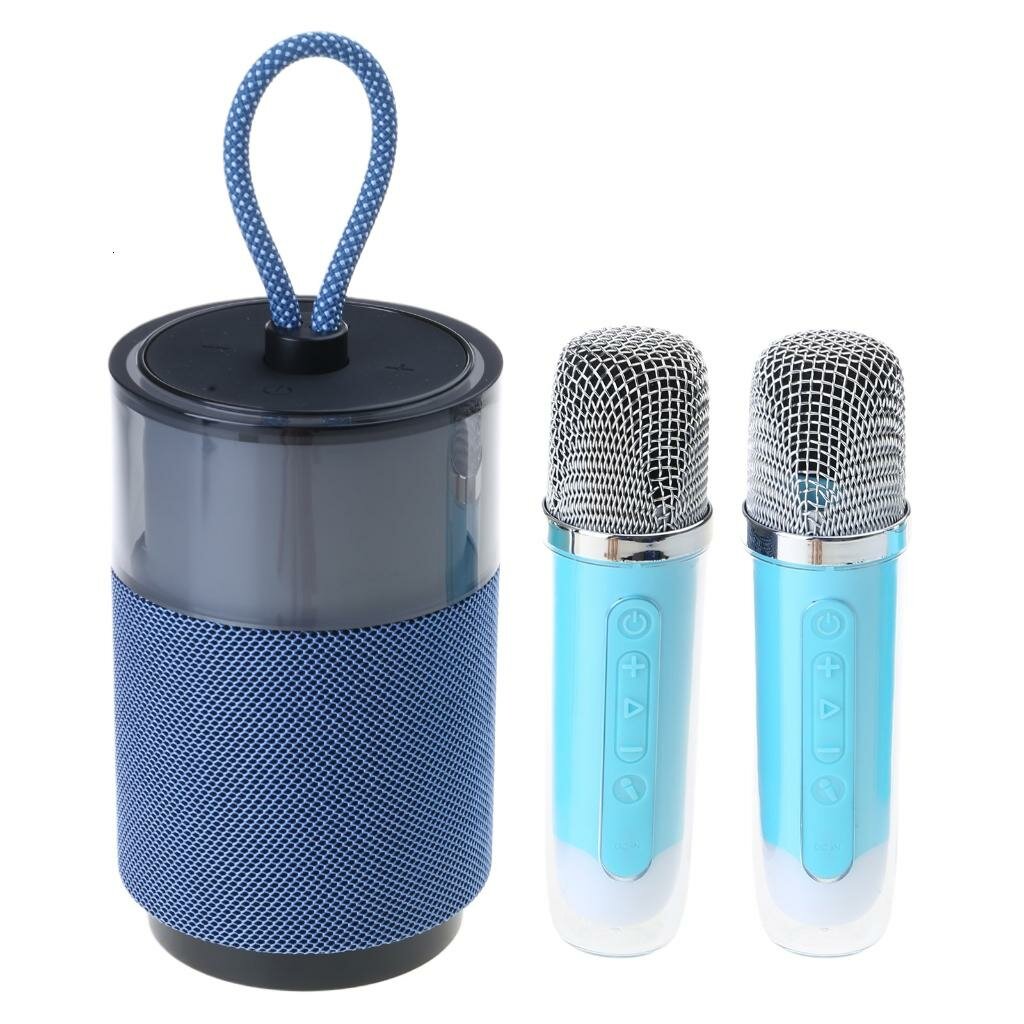 Беспроводной сабвуфер Bluetooth 5.0 с подсветкой и микрофоном, звук с 2 микрофонов - BP8