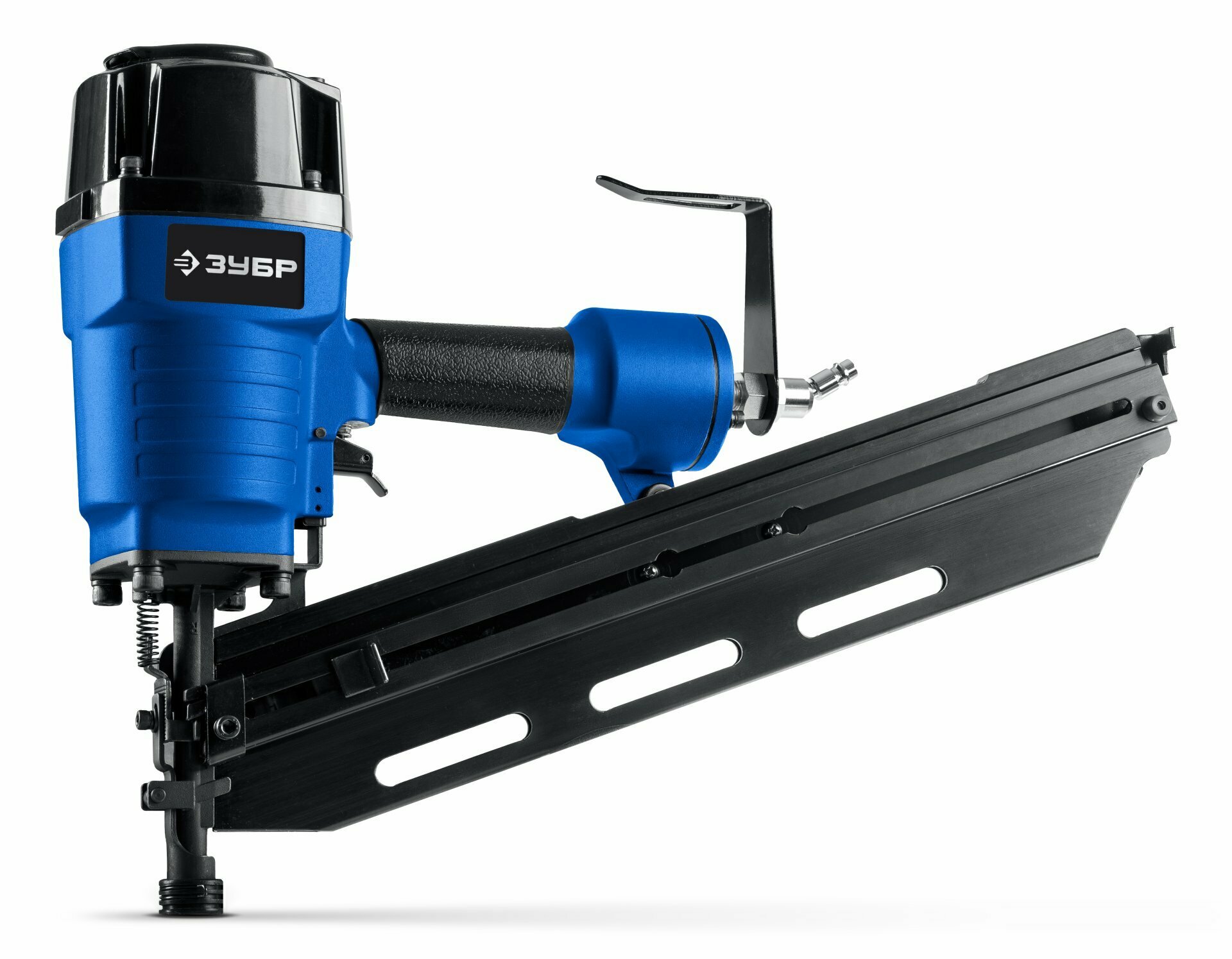 ЗУБР SN21-90, пневматический нейлер для реечных гвоздей ЗУБР SN21 (50-90 мм) профессионал (31931)