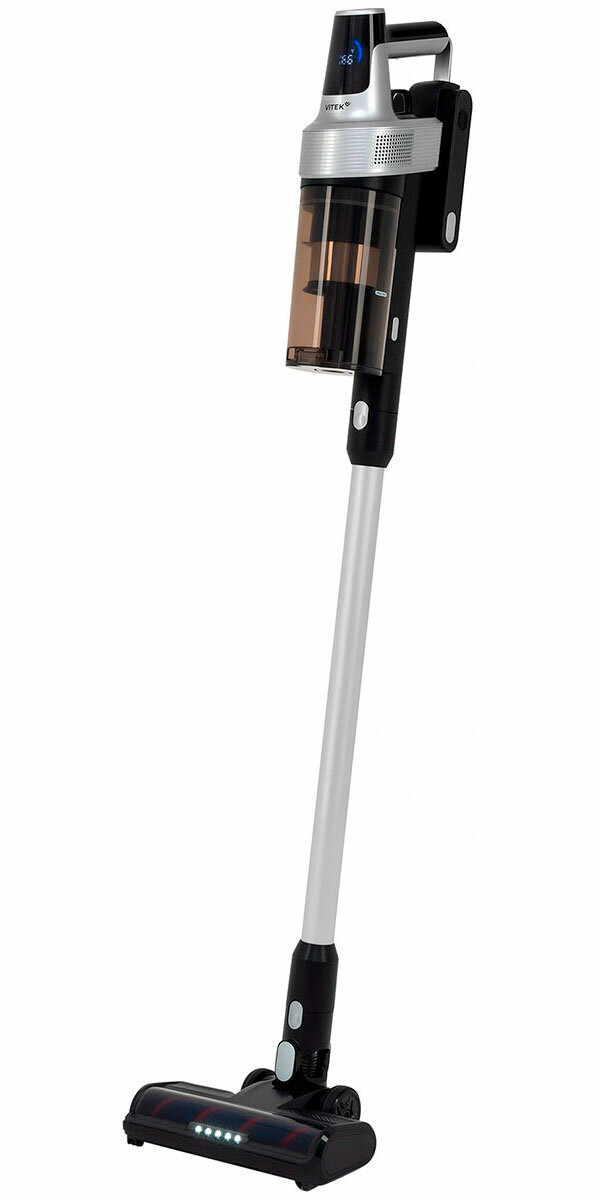 Пылесос вертикальный Vitek VT-CLS01LIGHT (450Вт, темно-серый/серебристый)