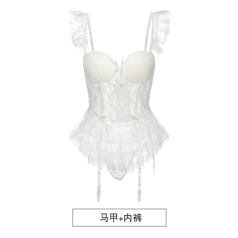 Нижнее белье для маленькой груди, сексуальный сетчатый бюстгальтер с подкладками, с косточками, верхняя одежда, бюстгальтер-жилет, формирующее пухлое платье, нижнее белье