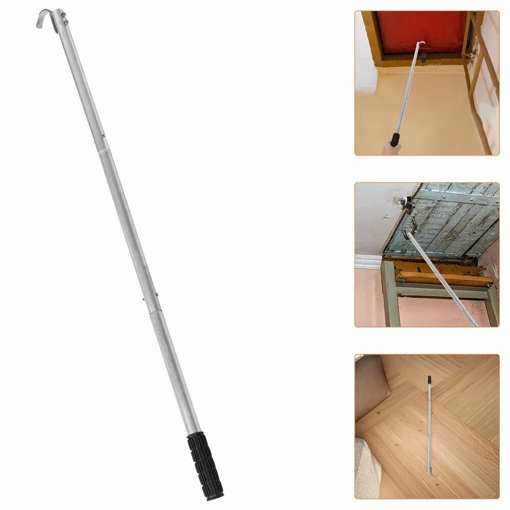 Стальной Род С Крючком Для Чердачной Лестницы, Инструмент Для Дома, 1 Штука