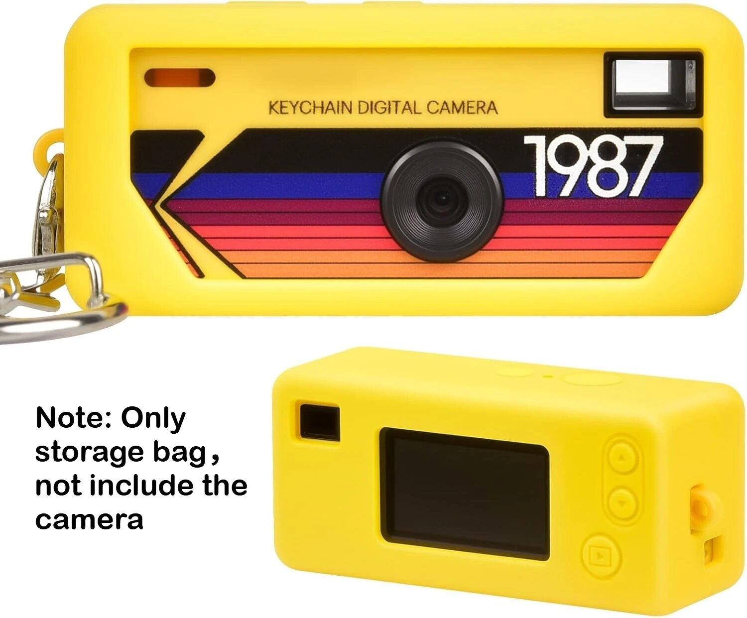 Силиконовый чехол для брелочной камеры, Yellow