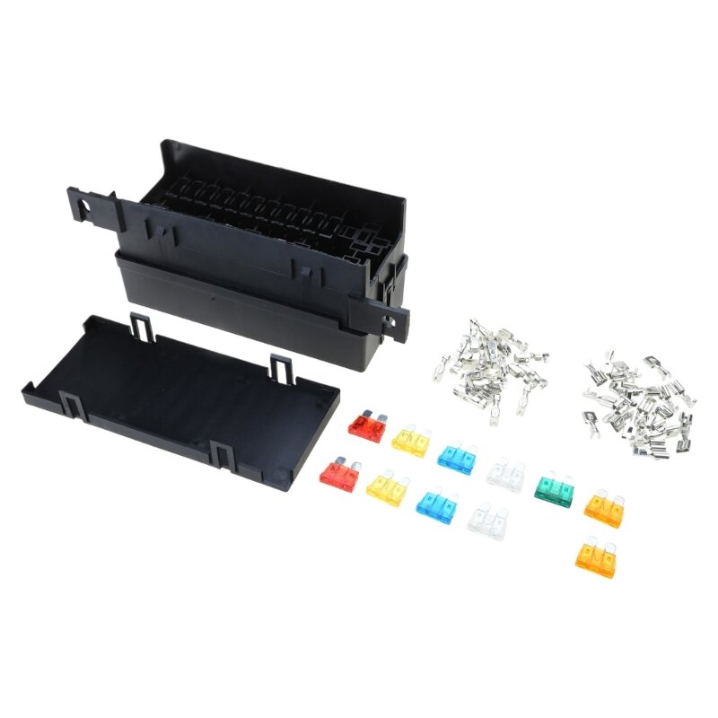 11-позиционный блок предохранителей, реле 12 В, предварительно подключенный блок предохранителей