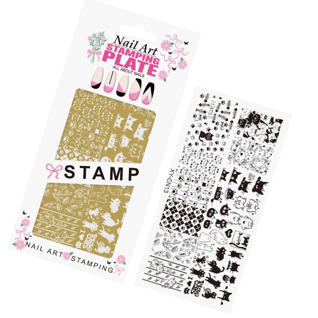 Инструмент для переноса печатной формы на стальную пластину Golden nail art transfer-13