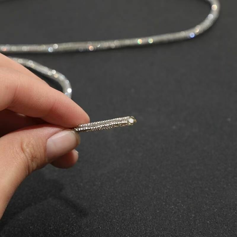Шнур со стразами, шнур с полным покрытием стразами для самостоятельного изготовления