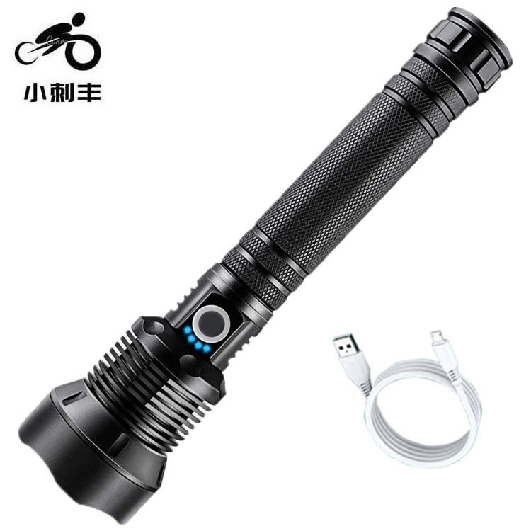 P70 Фонарик с двумя батареями 26650, кабелем зарядки и упаковочным ящиком в комплекте