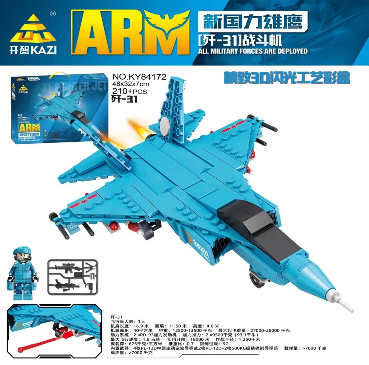 Новые военные строительные блоки National Power Eagle, бронемашина, модель самолета, детские собранные игрушки, подарки для мальчиков