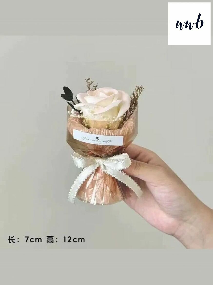 Букет из мыла, мыльных роз, подарок на 14 февраля день Святого Валентина, на день рождения маме, женщине, девушке, подруге жене, бабушке учителю