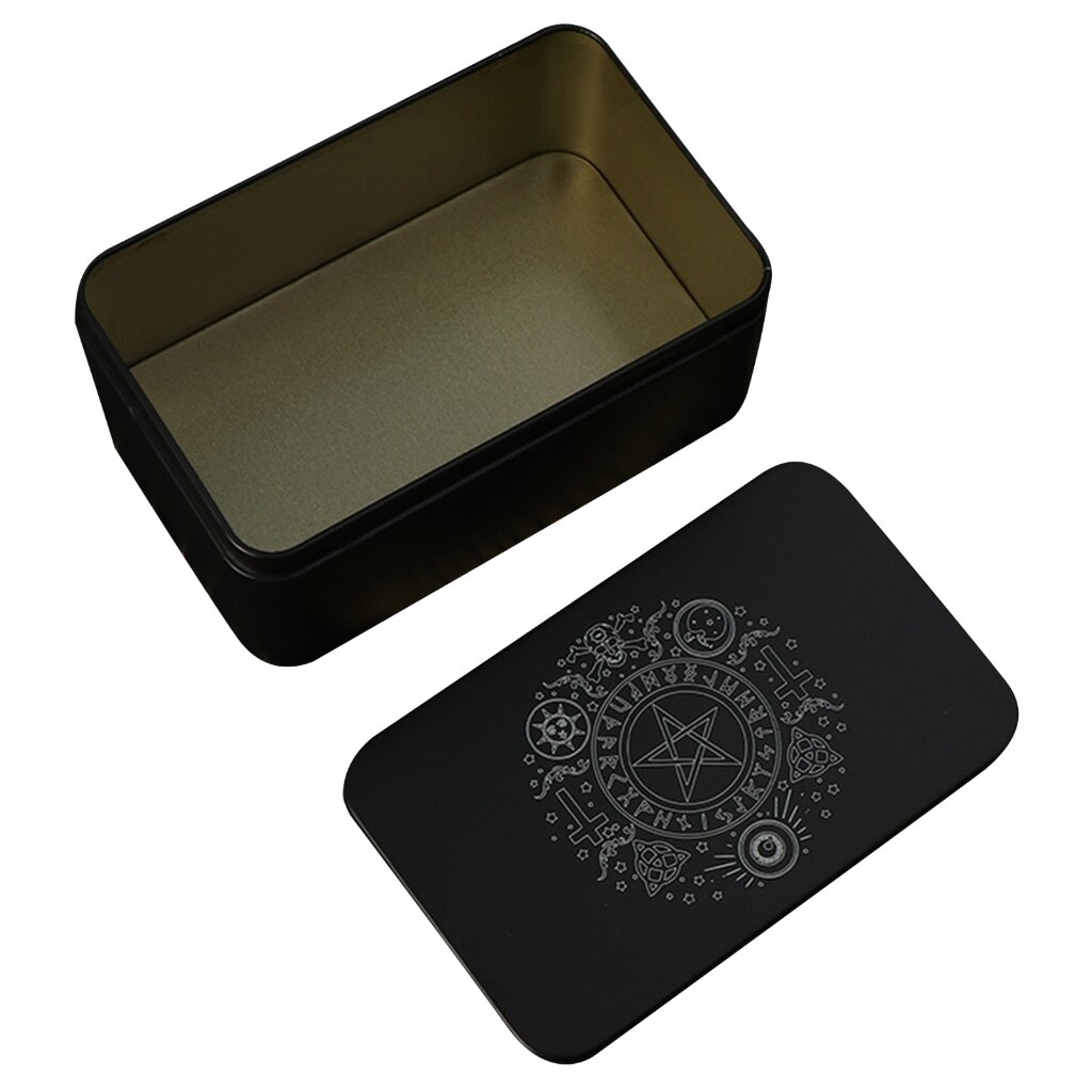 Контейнер для карт Футляр для хранения ювелирных изделий Упаковка Для игры в покер Пустой Ящик для хранения карт Таро