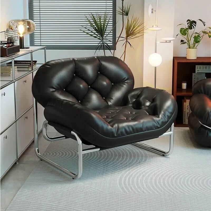 Кушетка 74х80х66 см, черный матовый