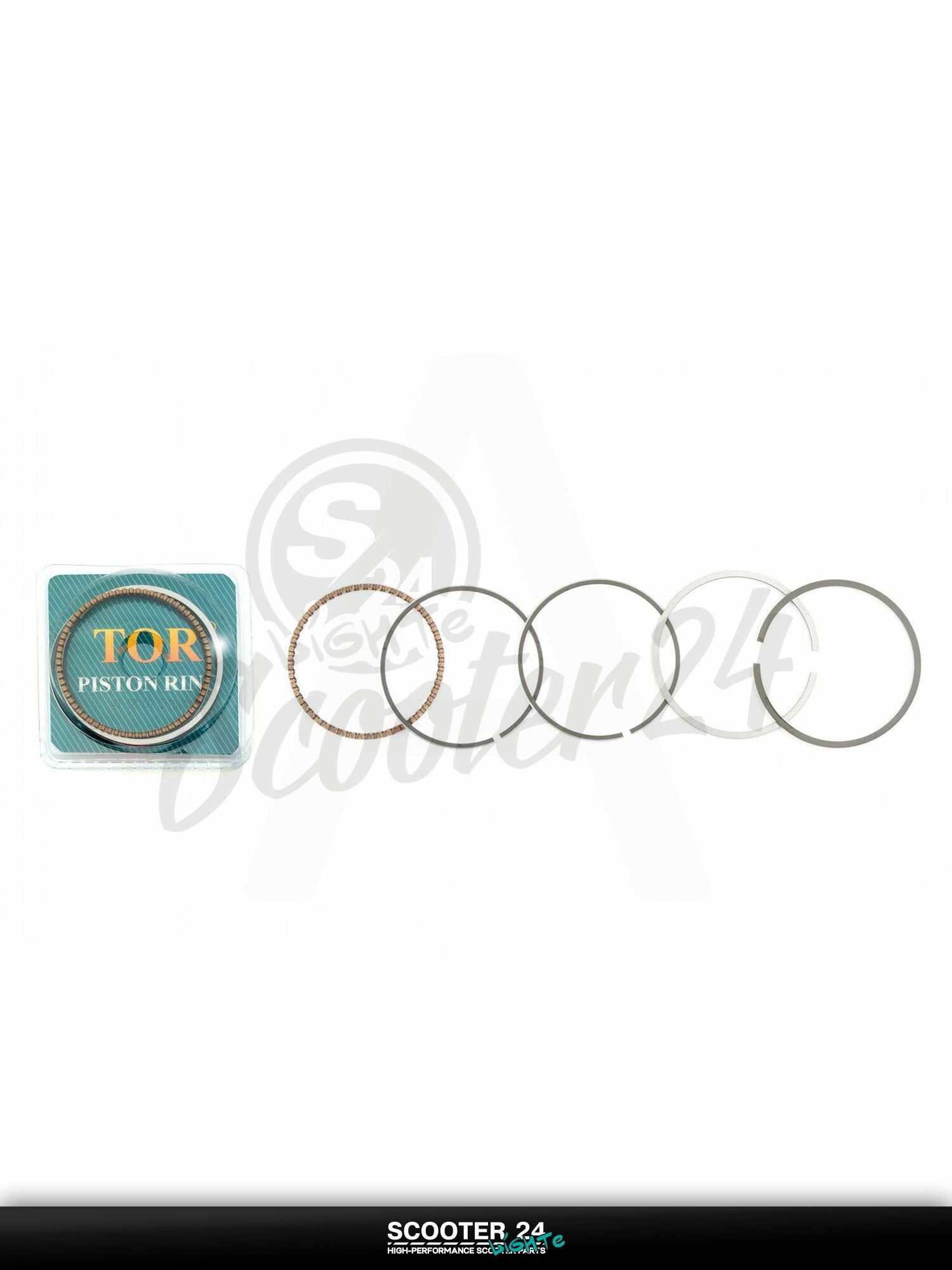 Кольца комплект на китайский 4T мотоцикл, мопед с двигателем CB/CG 70,00 мм (250cc STD) "TOR"