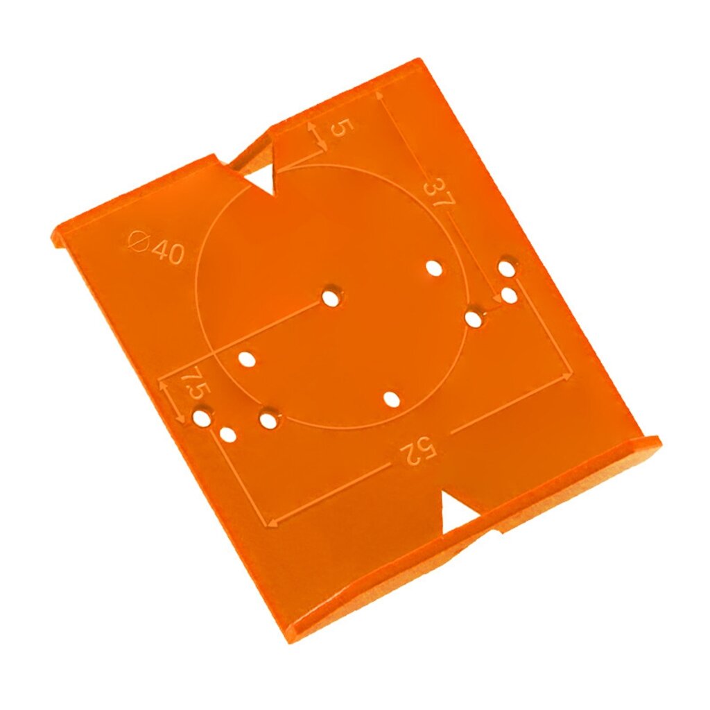 Пластиковая Направляющая Шарнира Для Точного Сверления отверстий в Дверце шкафа диаметром 35 мм