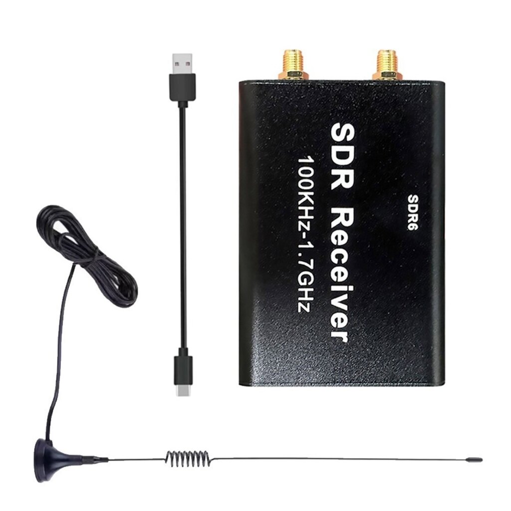 Широкополосное программное обеспечение RTL от 100 кГц до 1700 МГц поддерживает демодуляцию