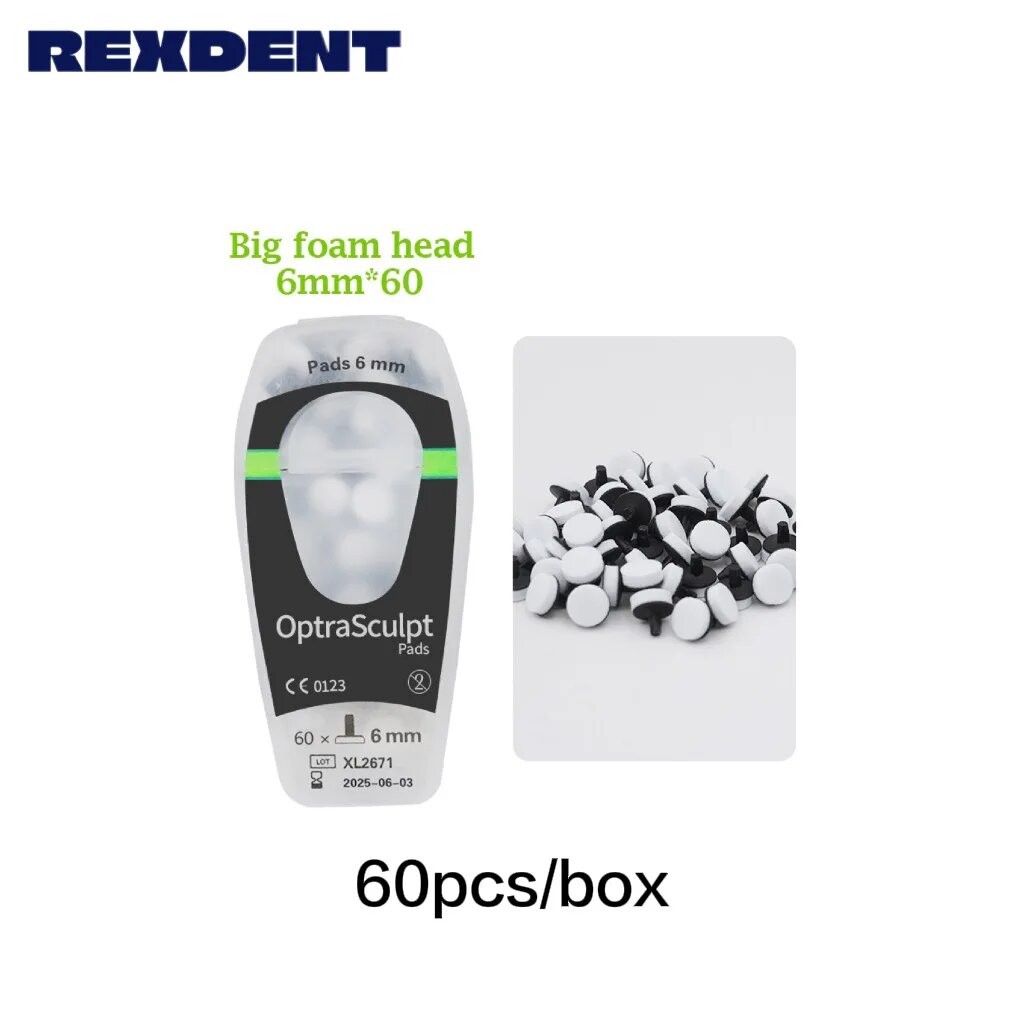 REXDENT OptraSculpt, 6 мм, 60 шт. в уп.