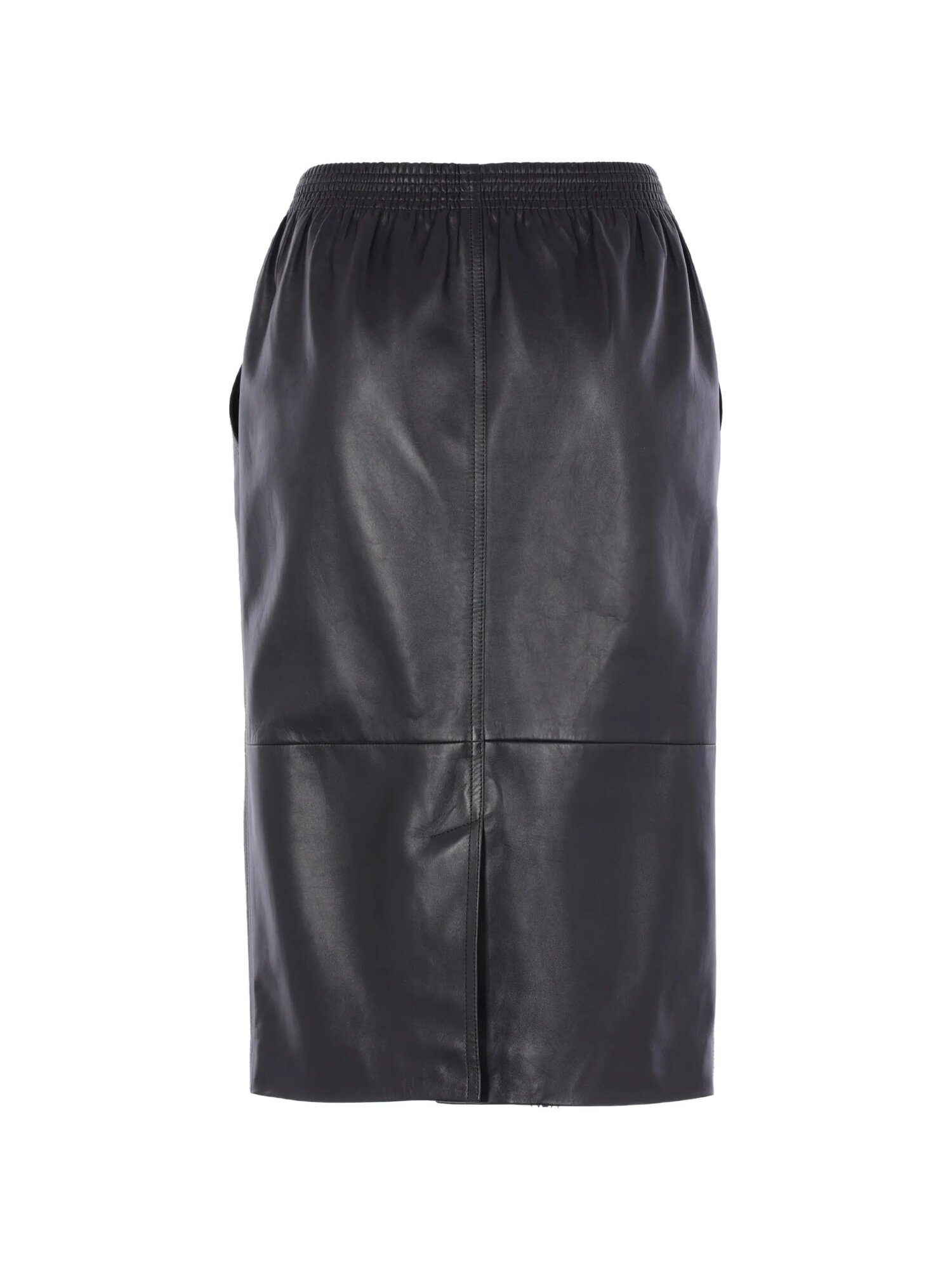 Юбка Chloe Elasticated leather midi skirt, размер 36 — фото 1