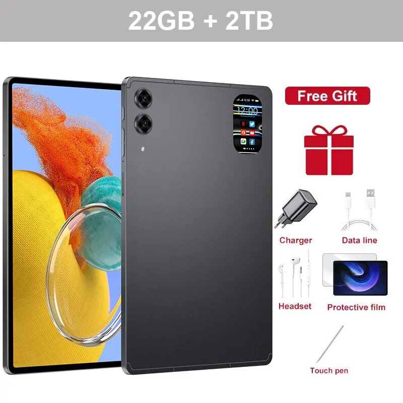 Планшет 22GB+2TB, черный