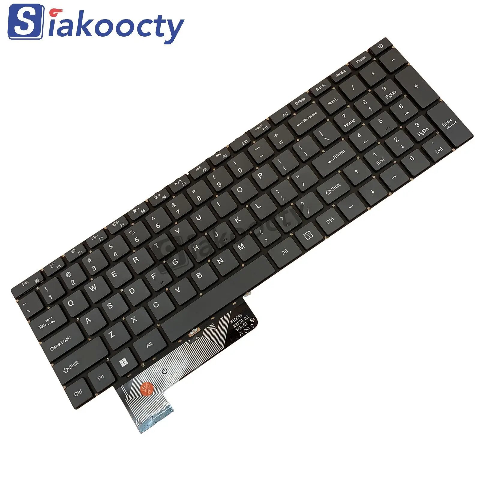 Клавиатура Siakoocty Grey US для Gateway 15