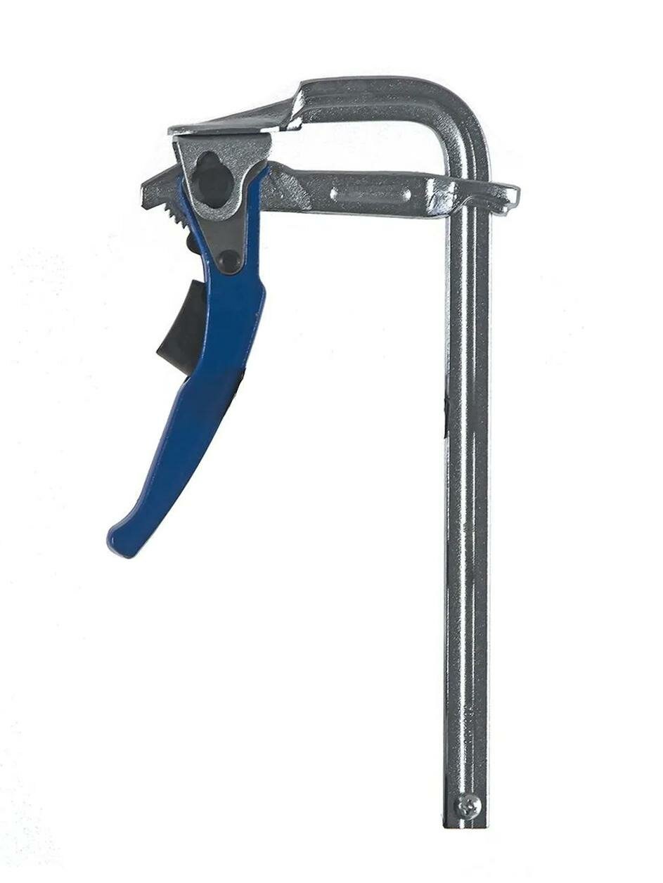 Струбцина кобальт арт. 249-051, F-образная рычажная 80 х 200 мм