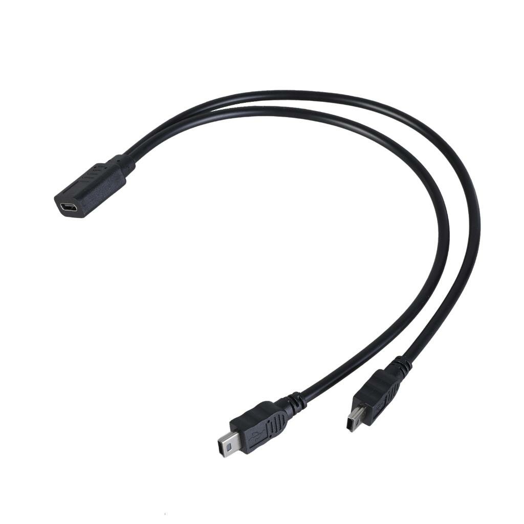 USB-C разветвитель на два mini-USB