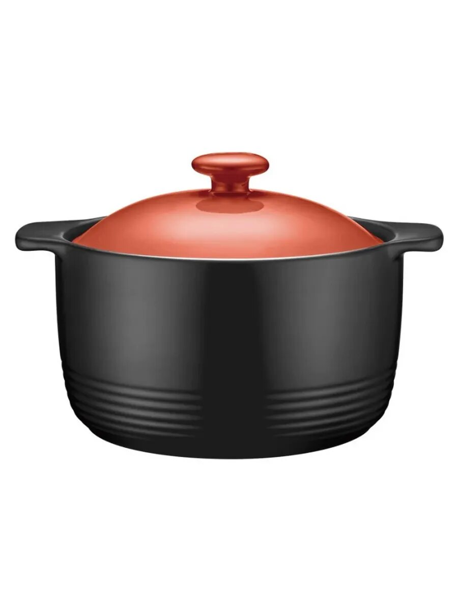 Керамическая кастрюля Supor 3.5л, жаропрочная, с крышкой