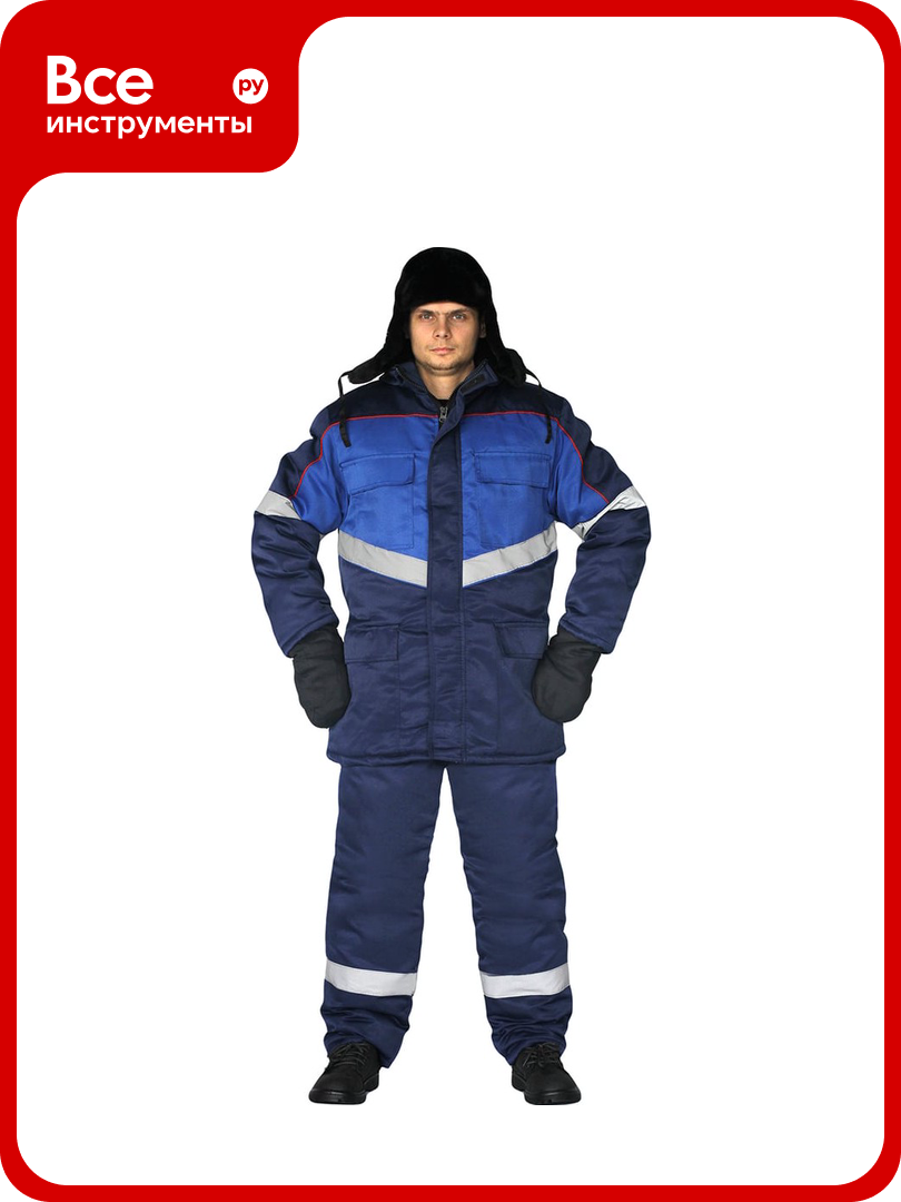 Зимний костюм URSUS вектор-ультра темно-синий КОС582-002; 52-54, 170-176