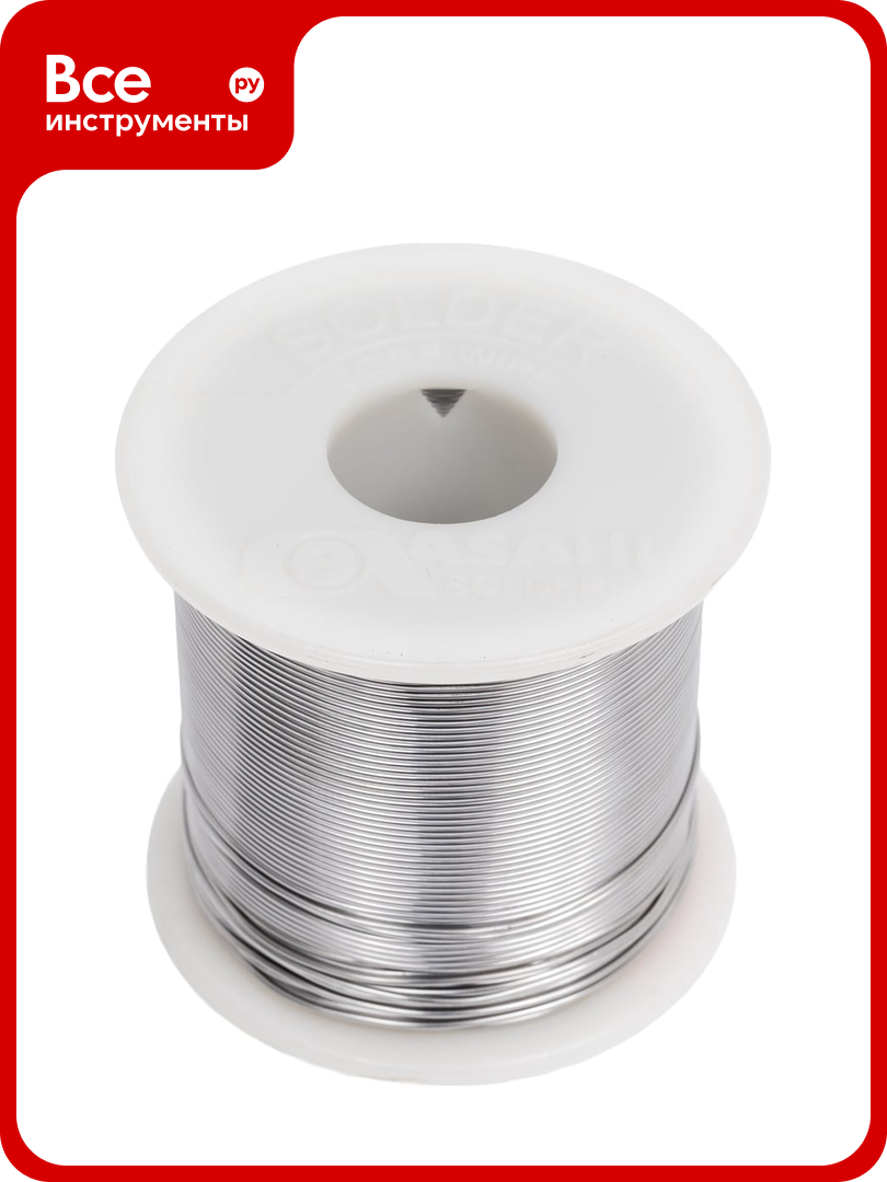 Припой (0.8 мм, 0.5 кг, Sn63/Pb37, CF10 флюс RA) ASAHI 00-00000303