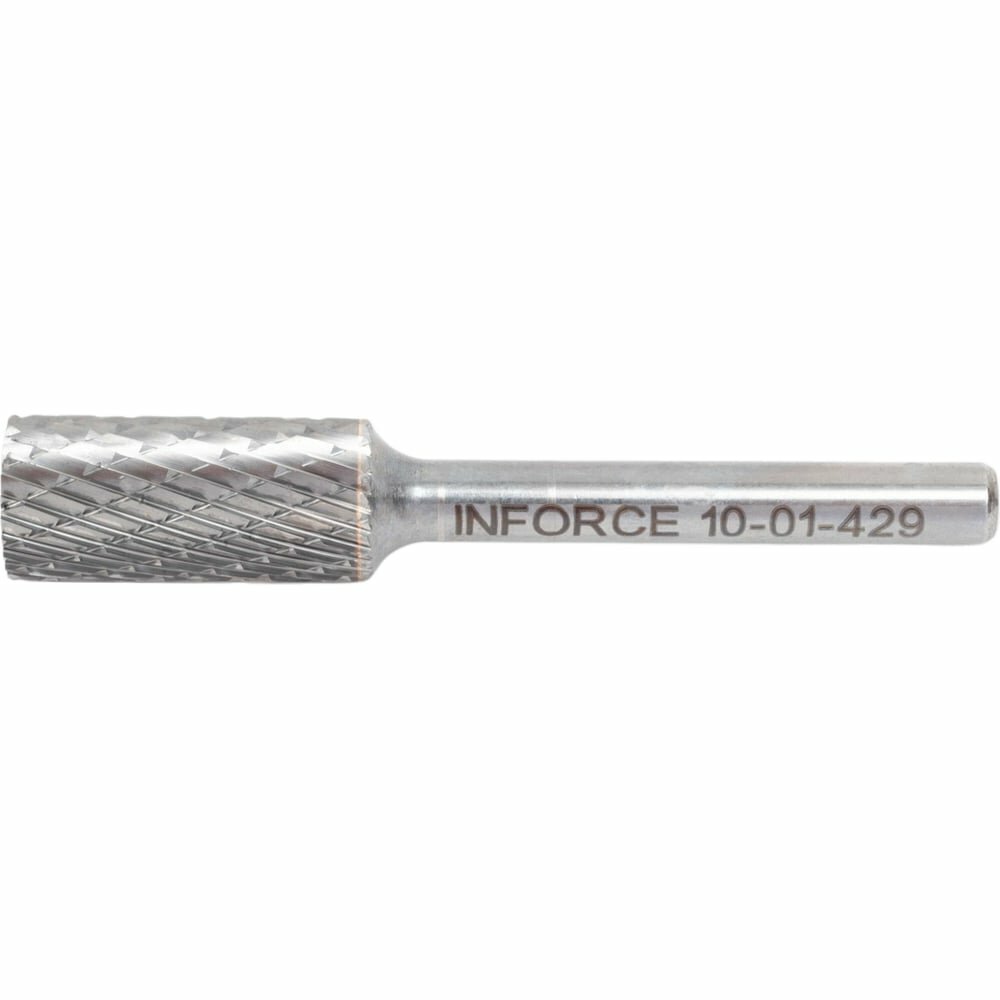 Бор-фреза форма А /цилиндр с гладким торцом/ DC 12х25/70 хв. 6 мм Inforce 10-01-429