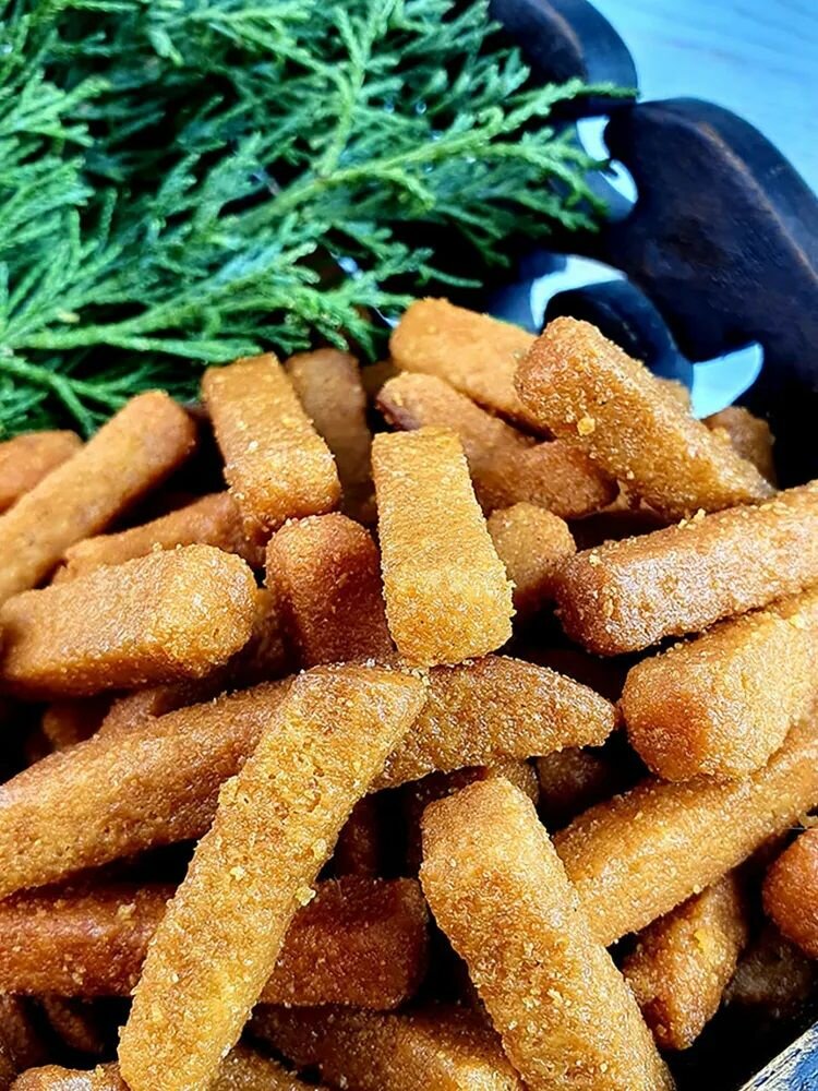 Лутовские гренки пшенично-ржаные "Крылышки барбекю", упаковка 1кг.