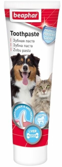 Beaphar Зубная паста со вкусом печени для кошек и собак 100г 0.1 кг