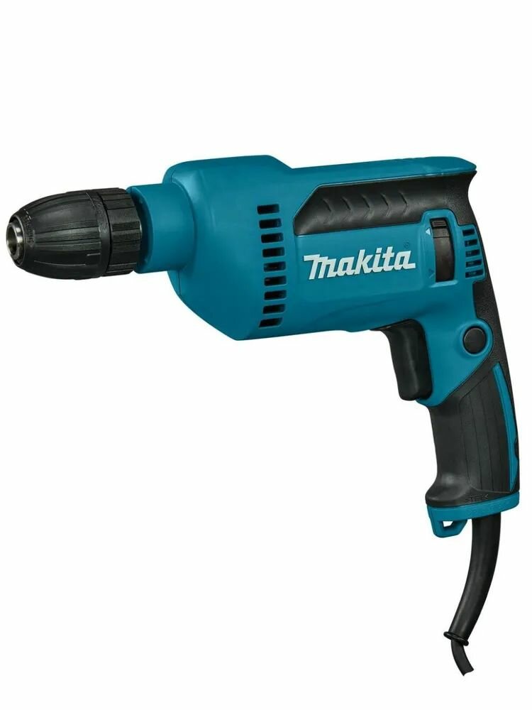 Дрель безударная Makita DP4021 630Вт патрон: быстрозажимной реверс
