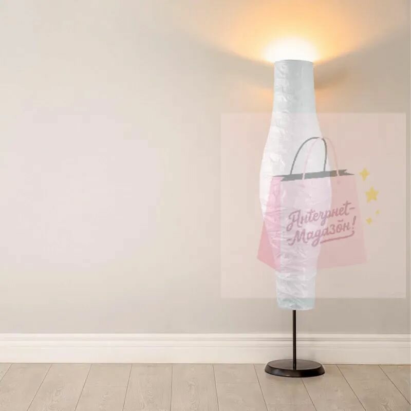 Только замена бумажного абажура торшера 35смx117см