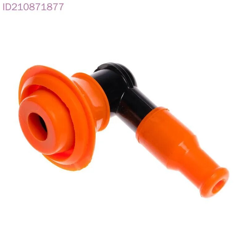 Свеча зажиганияКолпак свечи скутер Хонда, Сузуки, Ямаха (угол 90град.) Силикон оранж