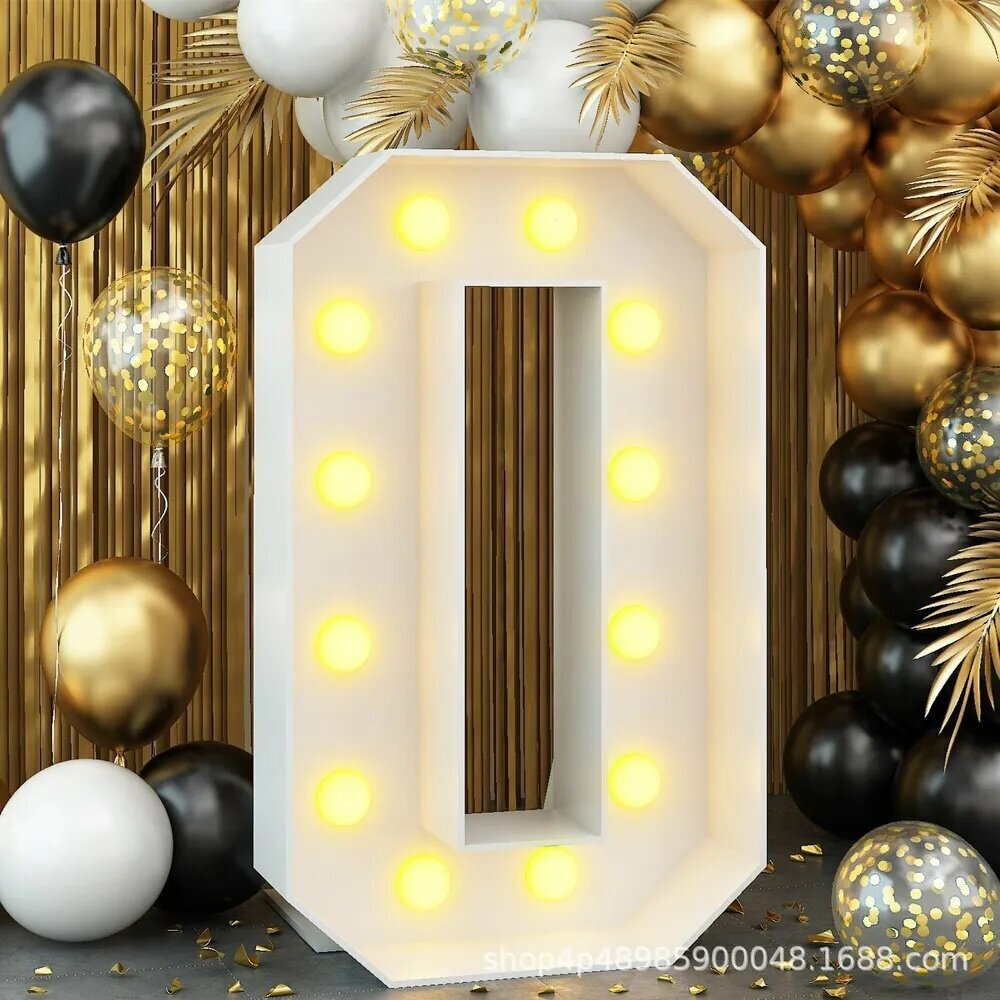 Гигантская светодиодная гирлянда для помещений, 60 см, 1 шт.