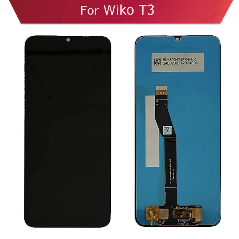 Для Wiko T3 W-V770 ЖК-дисплей, дигитайзер сенсорного экрана в сборе, сенсорная панель для T3 Screen