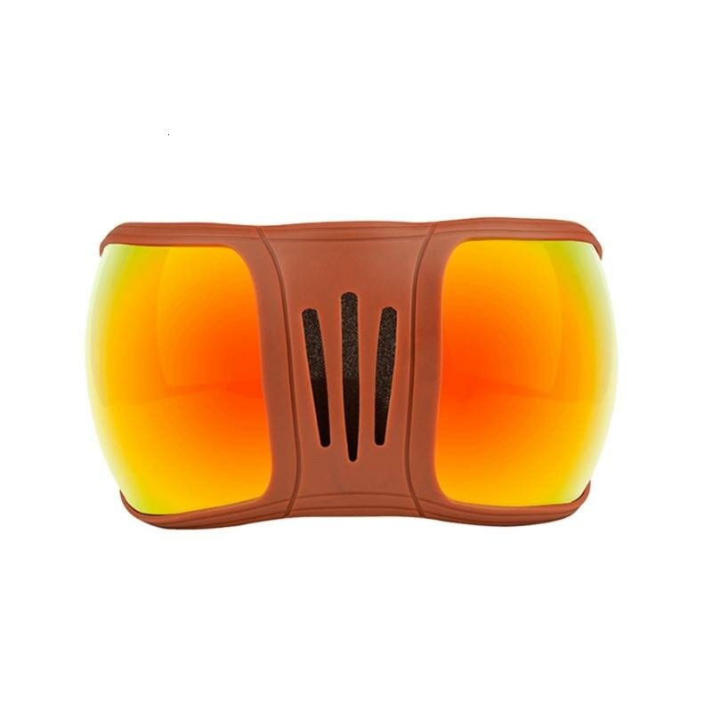 Ветрозащитные солнцезащитные очки для лошадей, коричневый красный