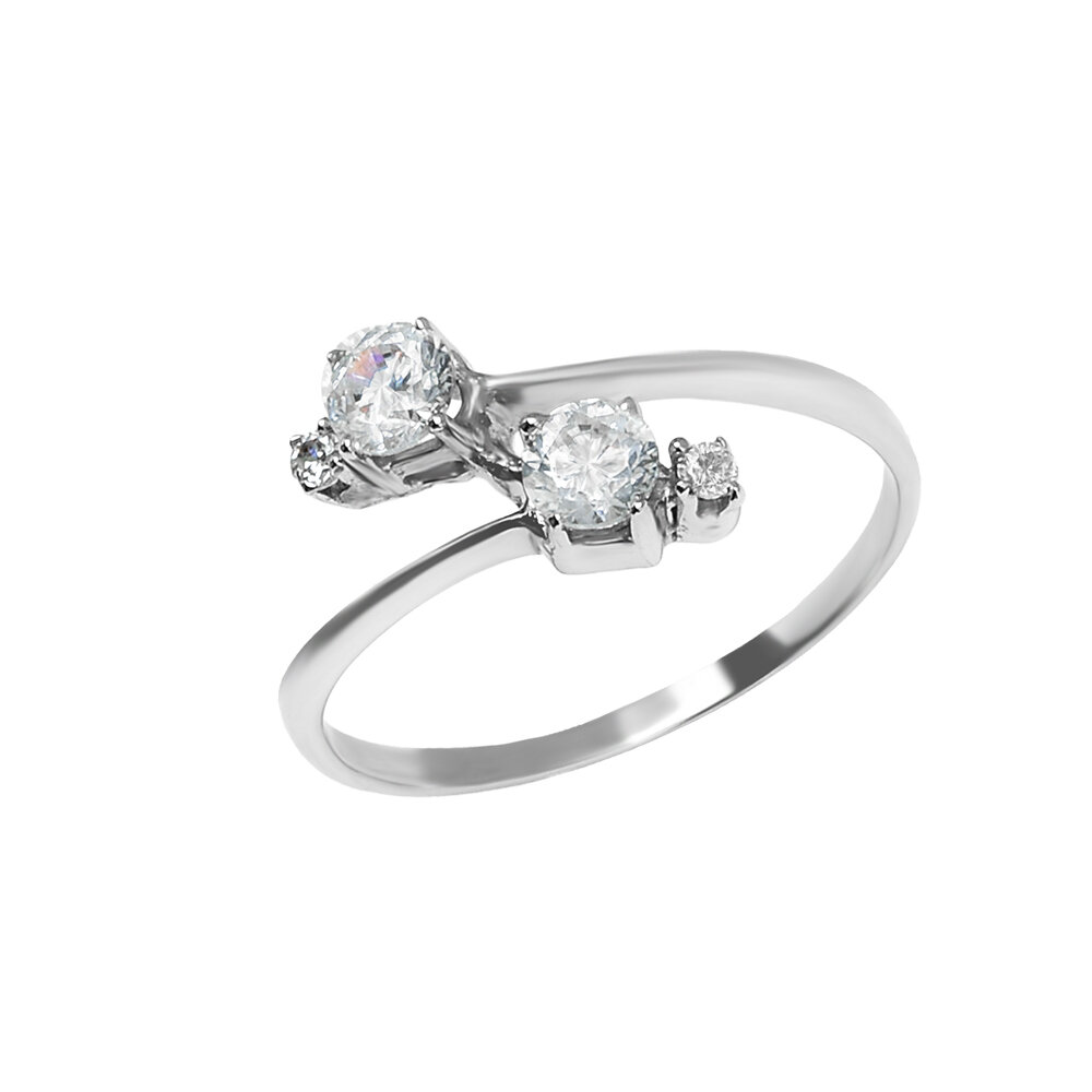 кольцо из белого золота