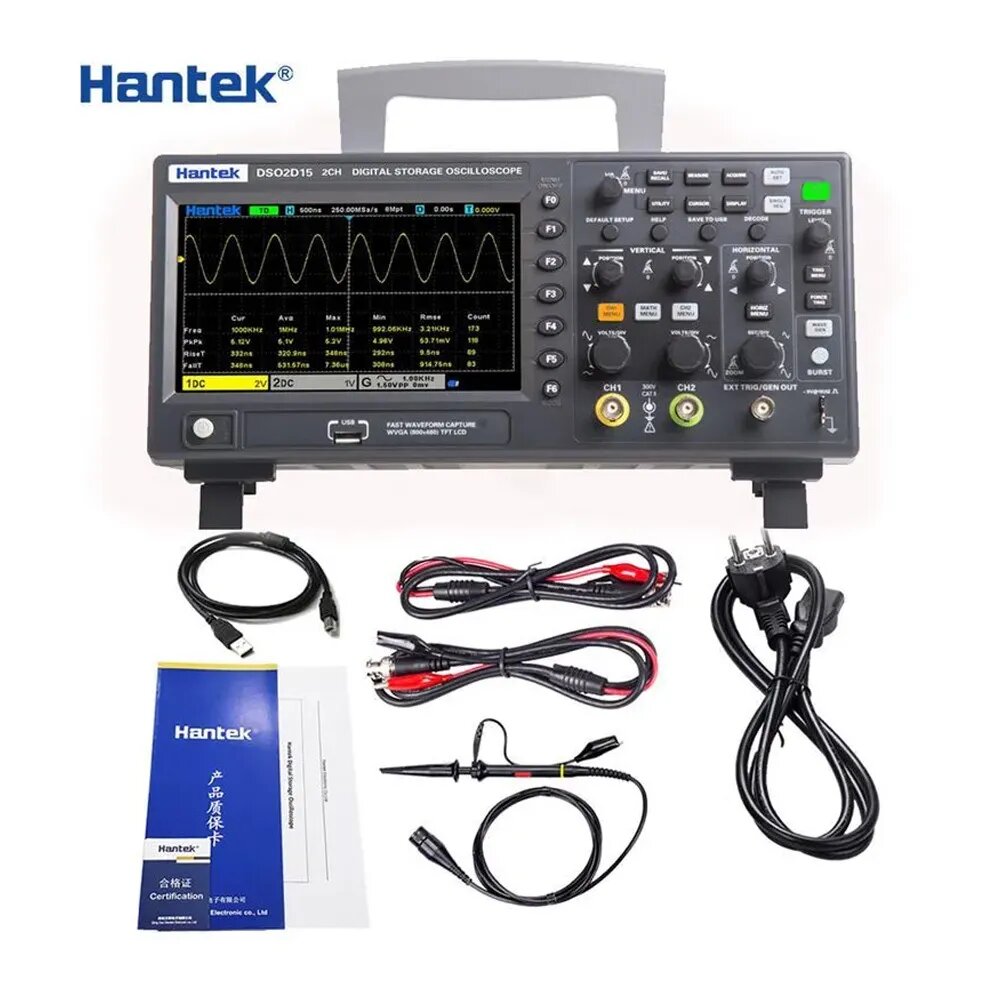 Hantek DSO2D15 Используется для отображения волн