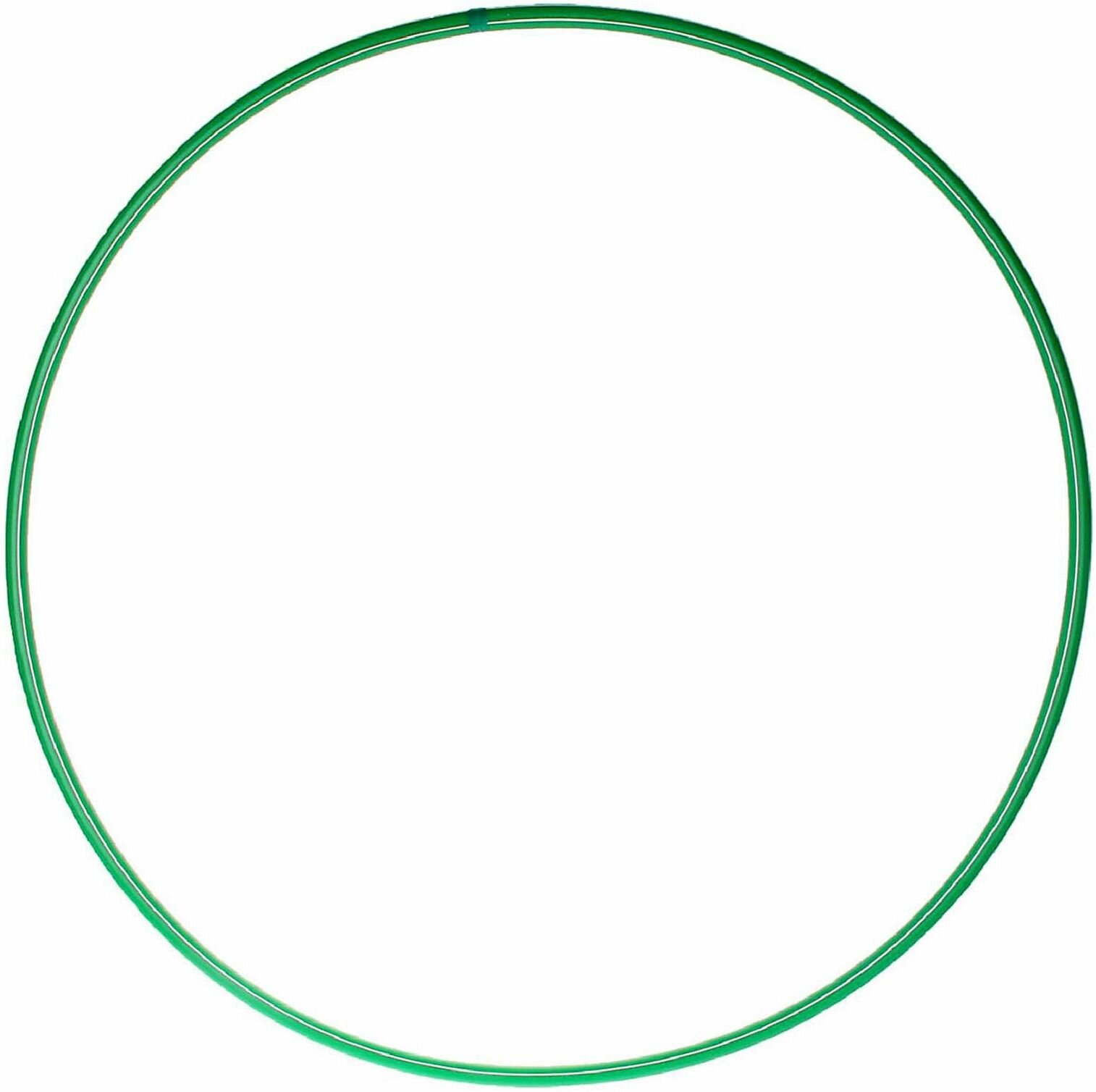 Обруч детский для художественной гимнастики, диаметр 70 см, толщина 2 см, хулахуп для похудения, занятий фитнесом и спортом, для физкультуры, лфк и зарядки, цвет зелёный